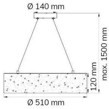 Wofi 6370.01.70.7000 - LED Lustr na lanku LEIKA LED/21W/230V