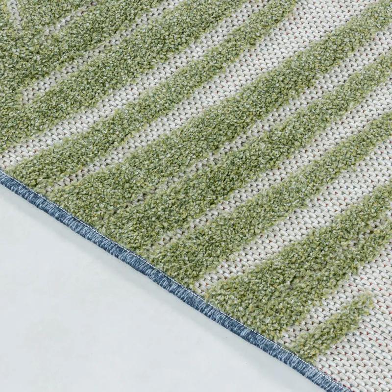 Ayyildiz koberce Kusový koberec Bahama 5155 Green – na ven i na doma - 80x250 cm