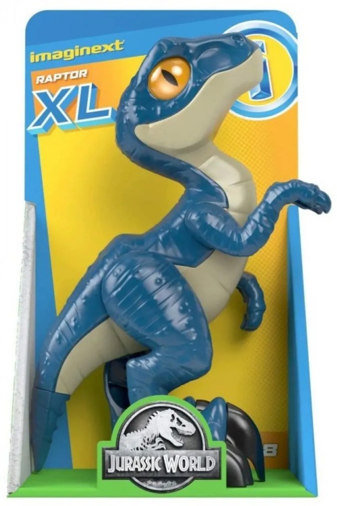 Fisher price imaginext xl dino raptor, mattel gwp07