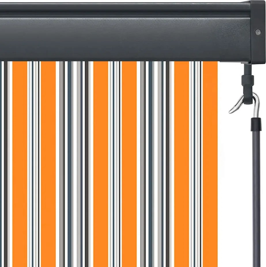 Venkovní roleta 100 x 250 cm žlutomodrá 145956