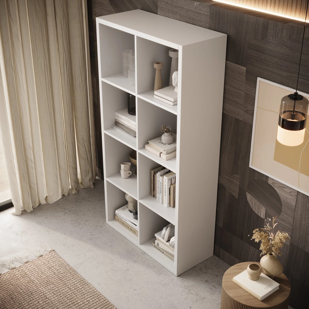 ADRK Furniture Regál Cleo V BS-CLE-V-W