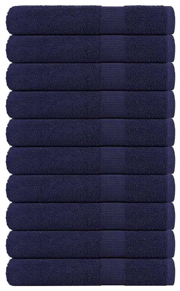Ručníky FROGN 10 ks tmavě modré 100x200 cm 360 g/m² 136796
