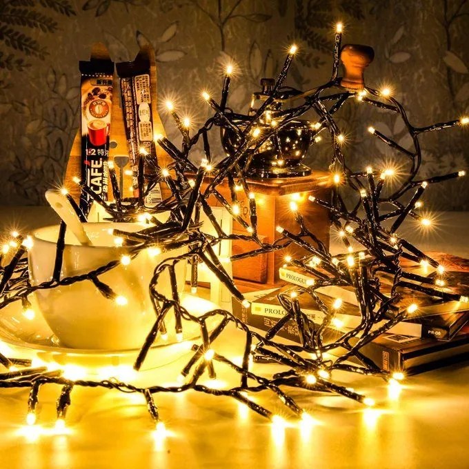 Vánoční světýlka vnitřní teplá bílá 300 LED