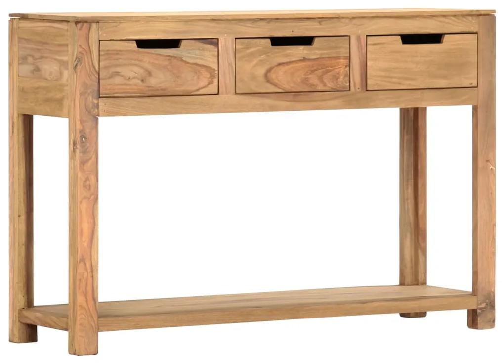 285809 vidaXL Konzolový stolek 110 x 35 x 75 cm masivní sheeshamové dřevo