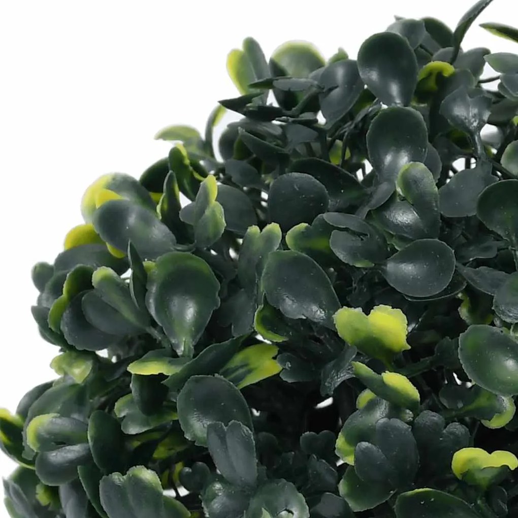 Umělé buxus koule s LED světly 2 ks zelené 45 cm 3335896