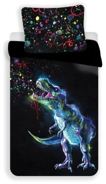 Jerry Fabrics DĚSKÉ BAVLNĚNÉ POVLEČENÍ - Dinosaur 140x200/70x90cm