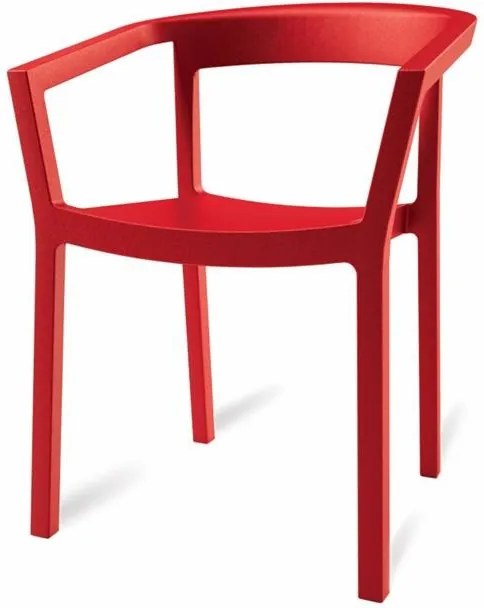Jídelní židle Peach červená 
