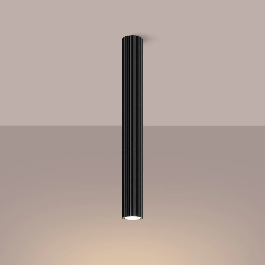 Sollux Lighting Stropní svítidlo KARBON 60 černé