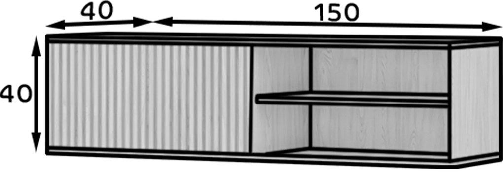 Eltap TV stolek Entsian 150 Dub Artisan