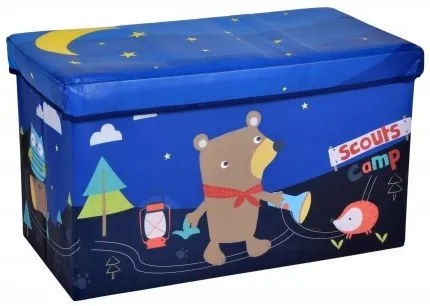 Dětský box na hračky s motivem medvídka Biano.cz