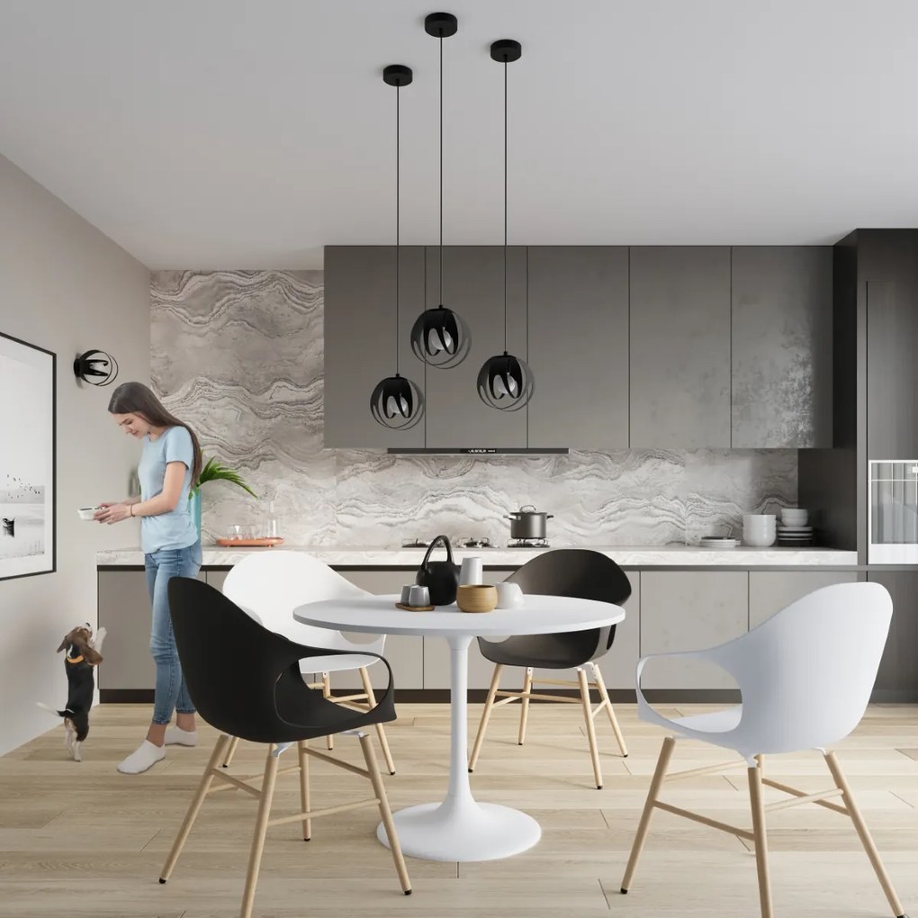 Sollux Lighting Stropní svítidlo TULOS Černá