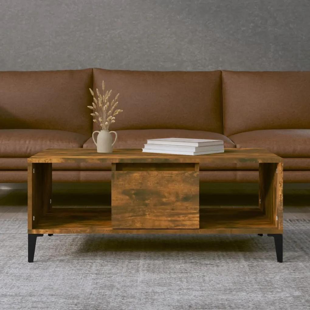 vidaXL Konferenční stolek 90 x 50 x 36,5 cm kompozitní dřevo [821071] Barva: dub sonoma