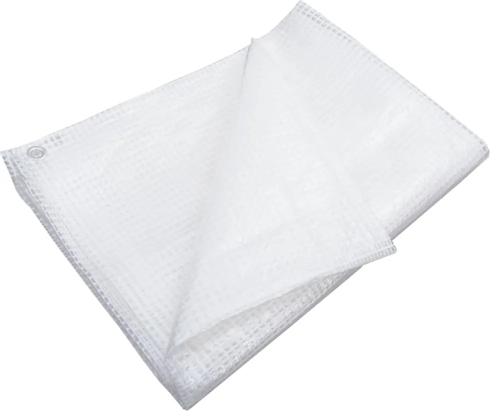 Plachta 140 g/m² 8 x 8 m bílá 151622