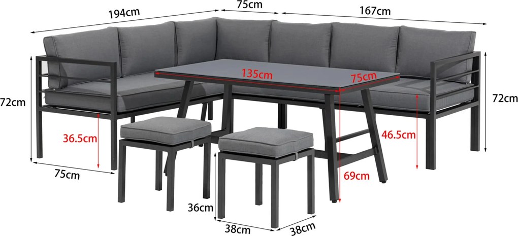 Doppler YORK zahradní sedací souprava