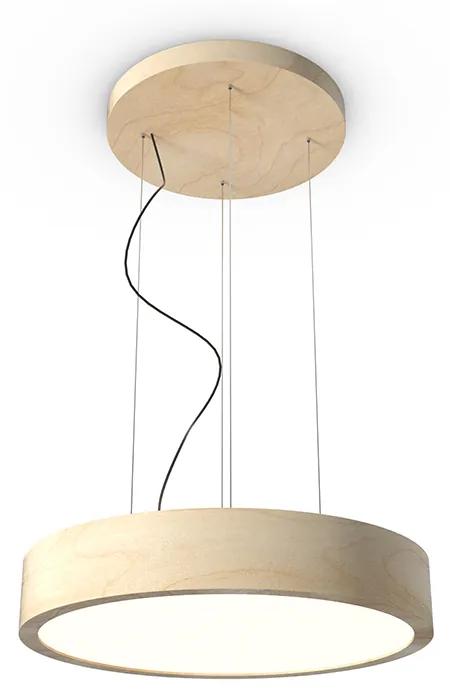 Dřevěné svítidlo kruhové woodLED Round  Dřevěné svítidlo kruhové Woodled Round Dřevodekor: Javor, Průměr: 590 mm, Teplota chromatičnosti: 3000 Kelvinů