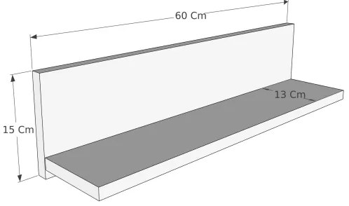 Sada 2x Police SHELFIE borovice/černá