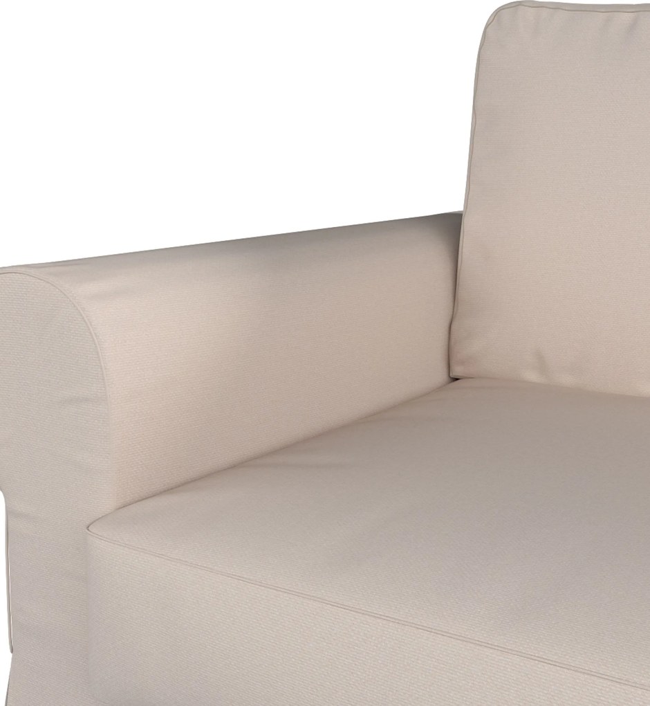 Potah na pohovku IKEA Backabro rozkládací se šezlongem barva růžová látka pletený vzor