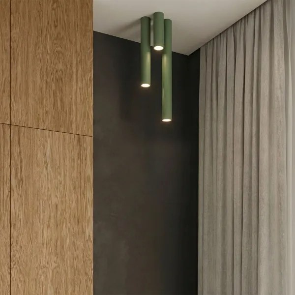 Sollux SL.2071 - Bodové svítidlo LAGOS 1xGU10/10W/230V zelená