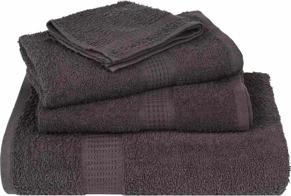 Ručníky do sprchy FROGN 2 ks antracitové 70x140 cm 360 g/m² 136685