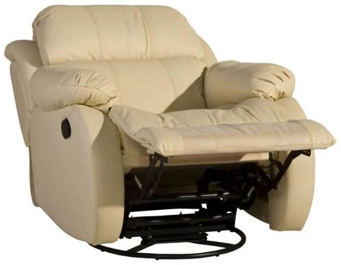 Casarredo - Komfort nábytek Relaxační polohovací křeslo ROOSEVELT PLUS BLOCK KAB kůže/ekokůže | potah: kůže Cappuccino