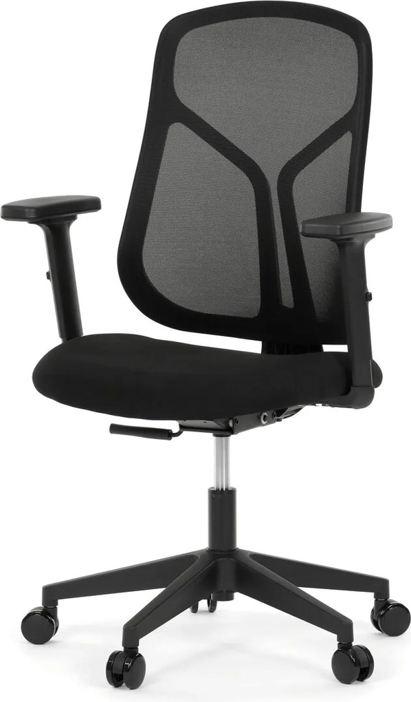 Ergonomická kancelářská židle NOMI - černá síťovina