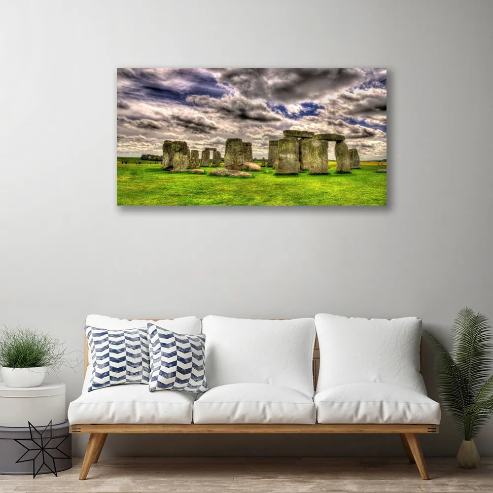 Obraz na plátně Kameny Krajina 120x60 cm