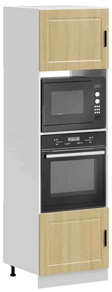 Skříňky na troubu 2 ks "Porto" dub sonoma kompozitní dřevo 3315054