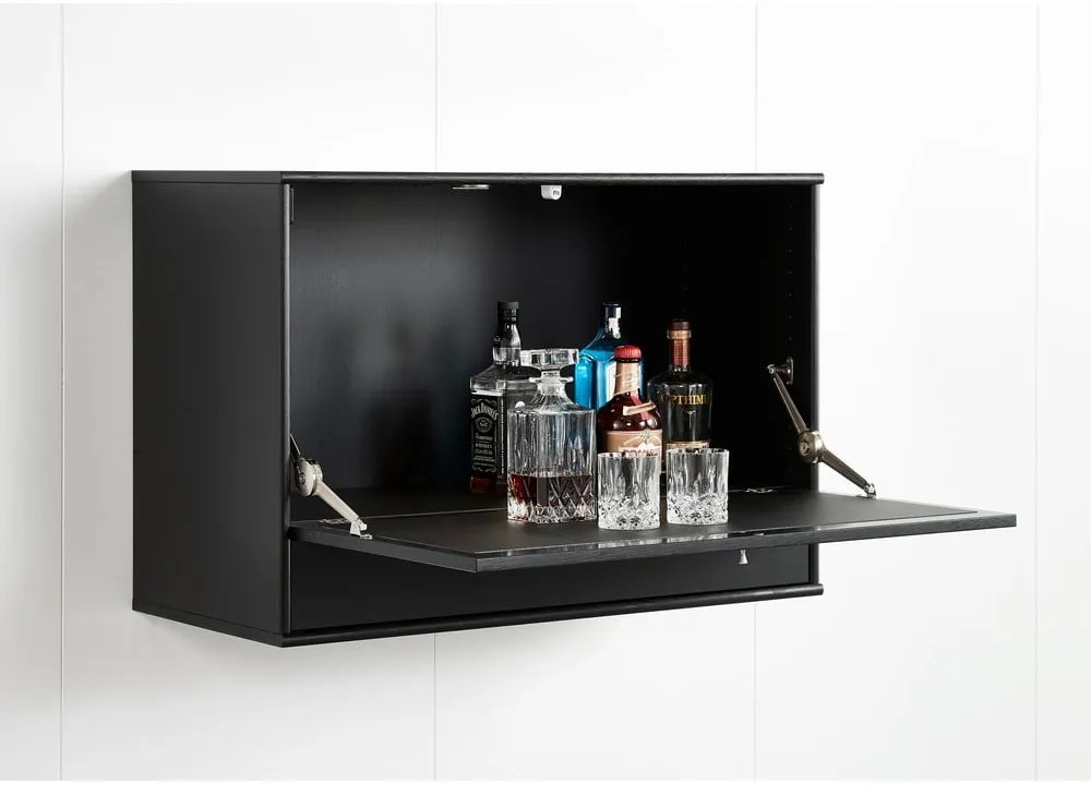 Černá vinotéka 89x61 cm Mistral 004 - Hammel Furniture