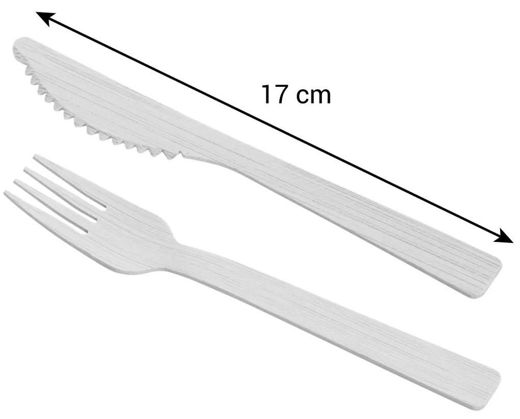 TESCOMA Vidlička a nůž PARTY TIME, bambus, 6 + 6 ks