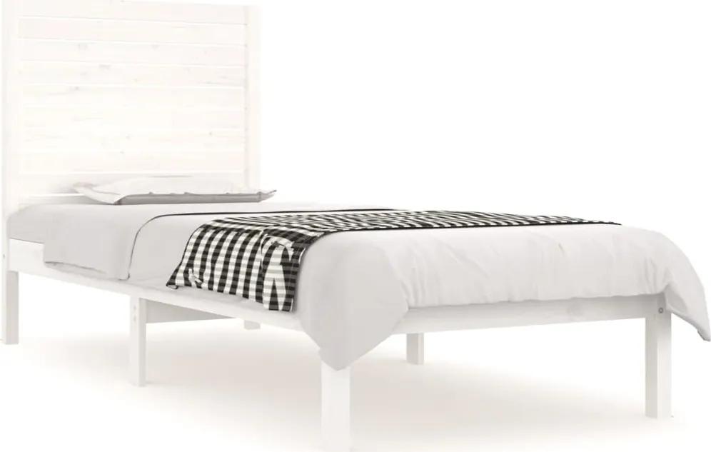 vidaXL Rám postele masivní dřevo 90 x 190 cm Single [3104574] Barva: Přírodní
