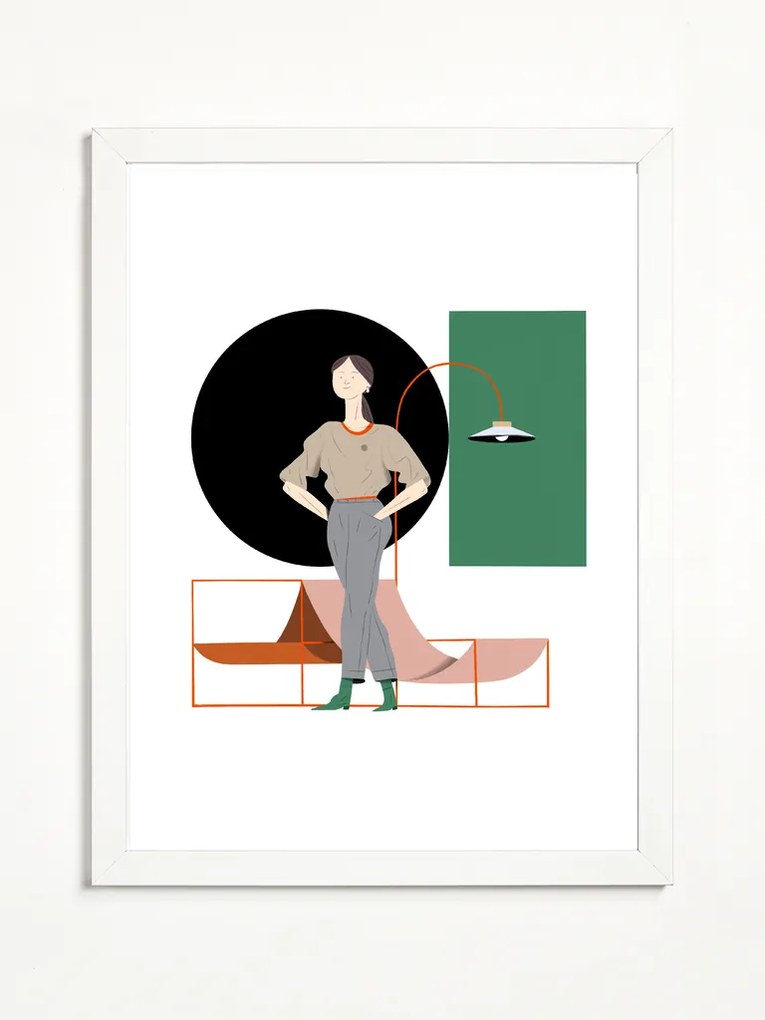 Patrik Antczak | Bauhaus lover | Časově limitovaná edice Rám: Černý, Velikost: 70 x 50 cm