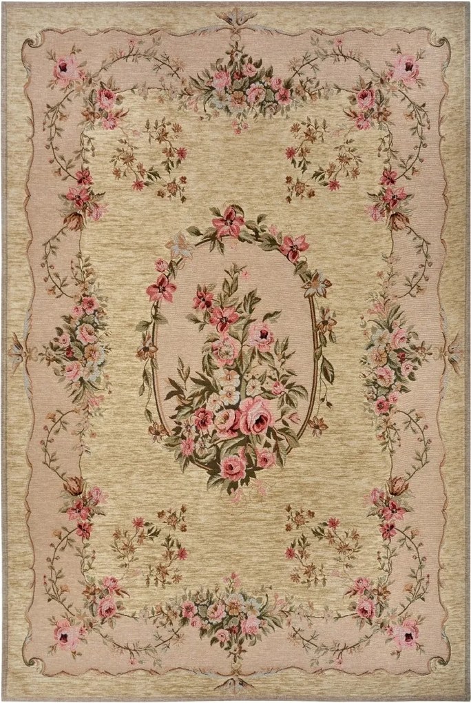 120x180 Kusový koberec Gobelin 105862 Beige Cream