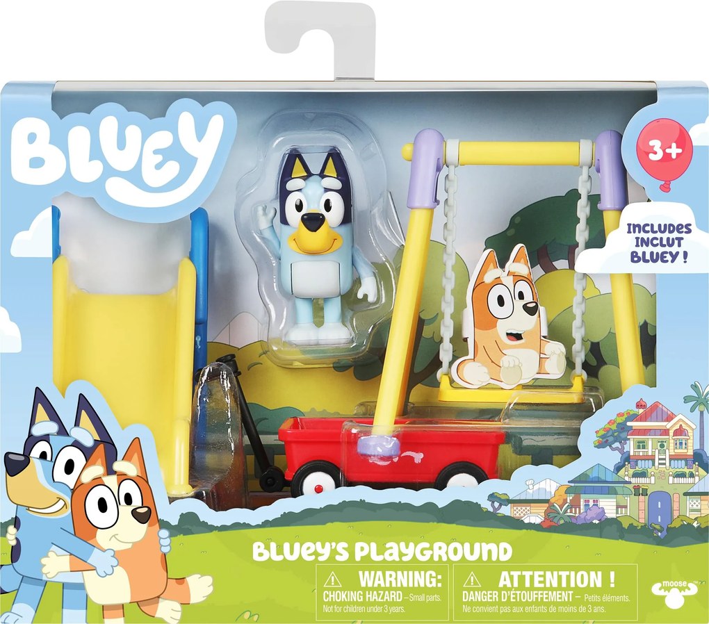 Set figurek a příslušenství bluey hřiště hrací sada