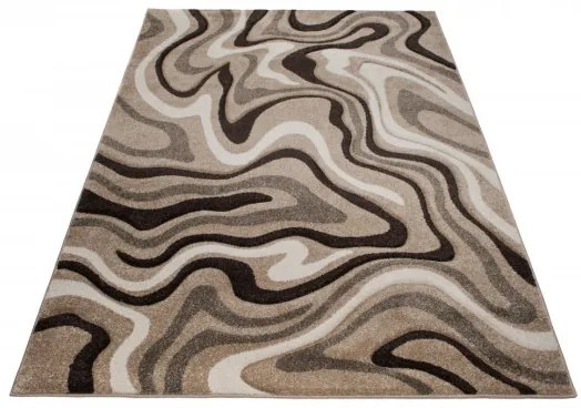 Koberec Sumatra C301B 3D Contour Cut tmavě béžový