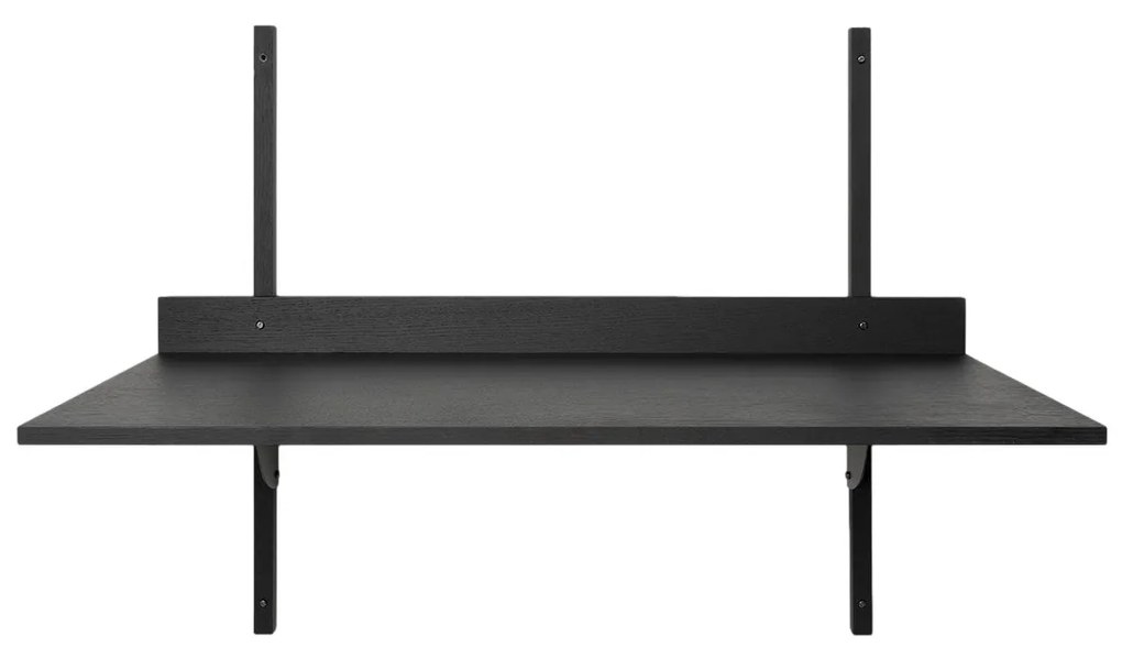 FERM LIVING Nástěnný stůl Sector Desk, Black, Černá