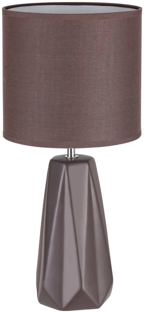 Moderní stolní keramická lampa AMIEL, hnědá Rabalux AMIEL 005704