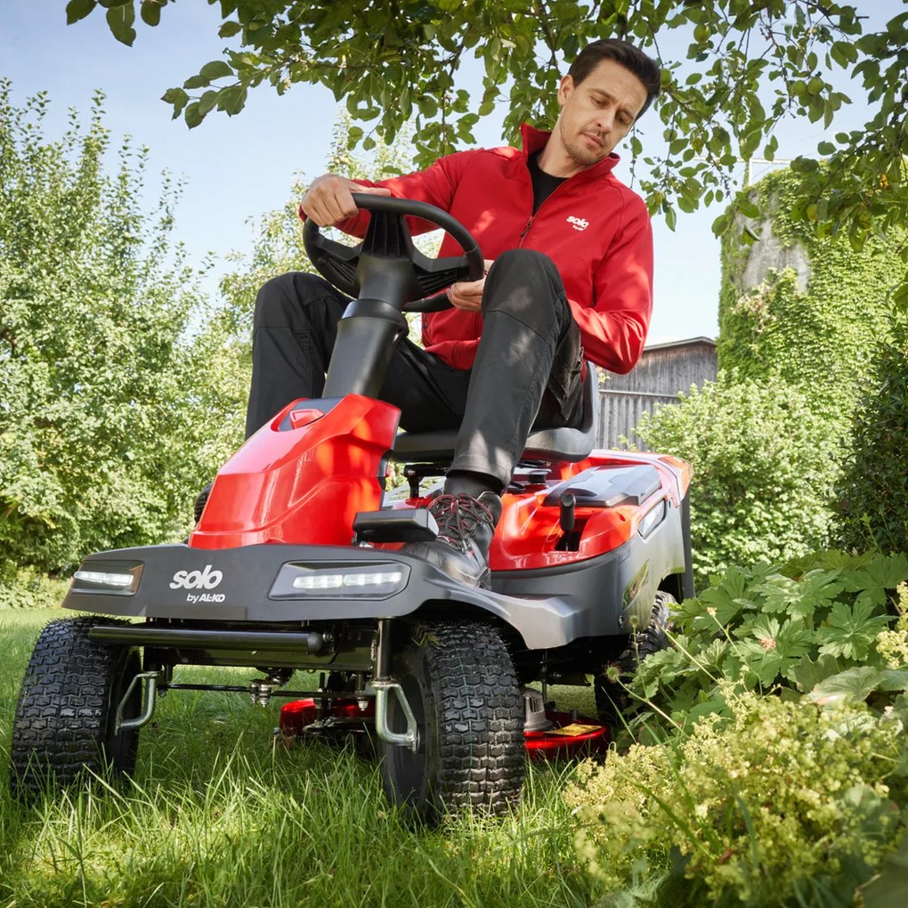 AL-KO Solo R 74.5 Li 36 V Premium Pro aku travní rider, včetně 3x baterie (127803) + Zprovoznění