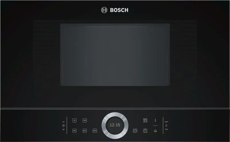 Bosch BFL634GB1 vestavná mikrovlnná trouba, levý závěs, černá