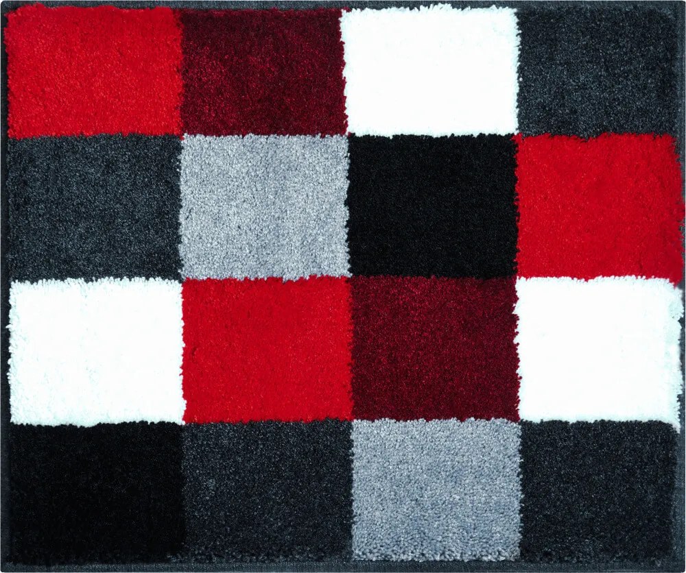 GRUND Koupelnová předložka BONA rubínová Rozměr: 50x60 cm