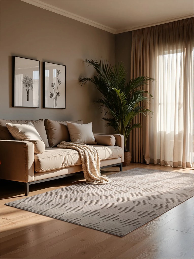 ELLE Decoration, Kusový koberec Perles 106183 Cream Beige z kolekce Elle, 200x280, béžová, ložnice