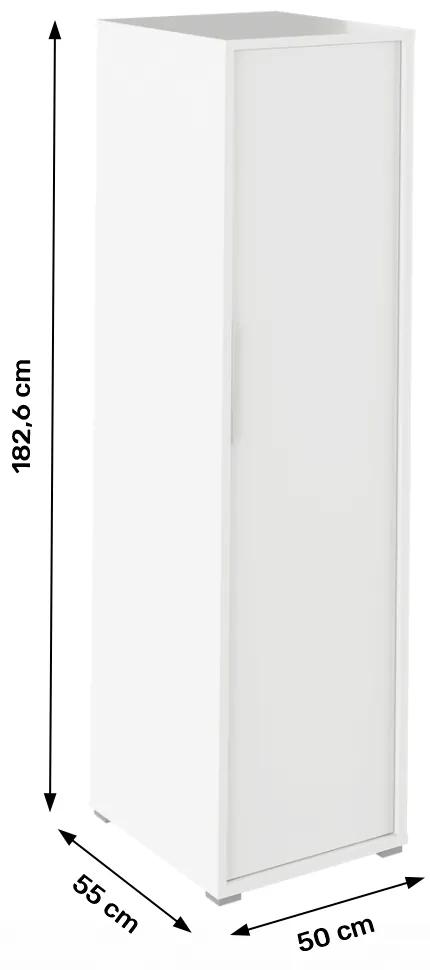Věšáková skříň, bílá, RIOMA TYP 20