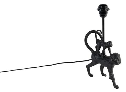 Vintage stolní lampa černá - Monkey Unge