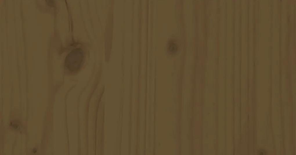 vidaXL Rám postele masivní dřevo 120 x 200 cm [3105468] Barva: Šedá