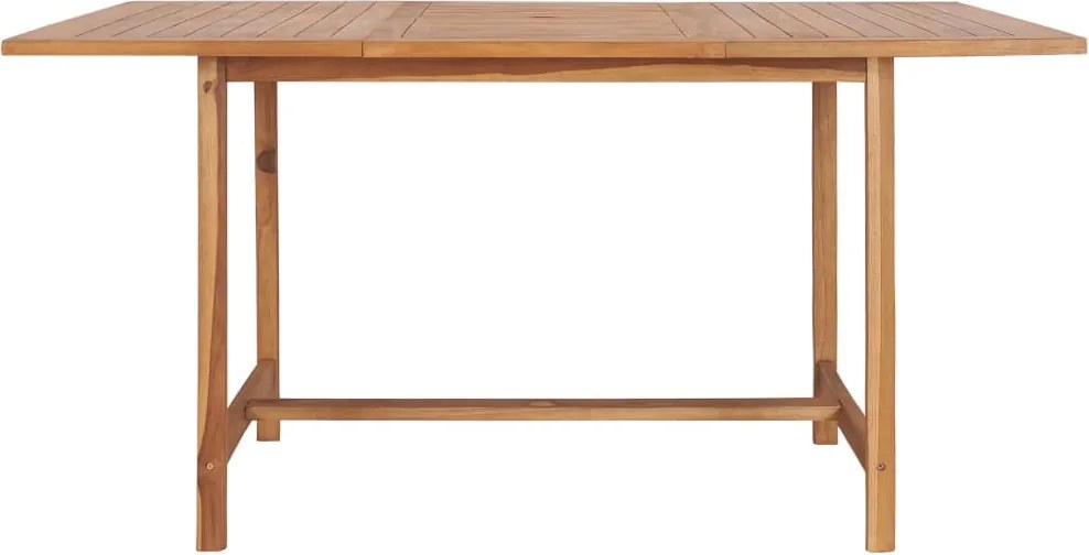 vidaXL Marketos Zahradní stůl 150 x 150 x 76 cm masivní teakové dřevo