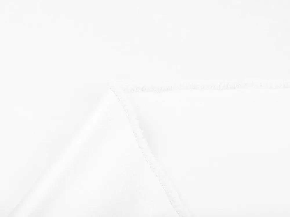 Biante Dekorační závěs TF-027 Bílý bez vzoru - š. 150 cm 150x260 cm