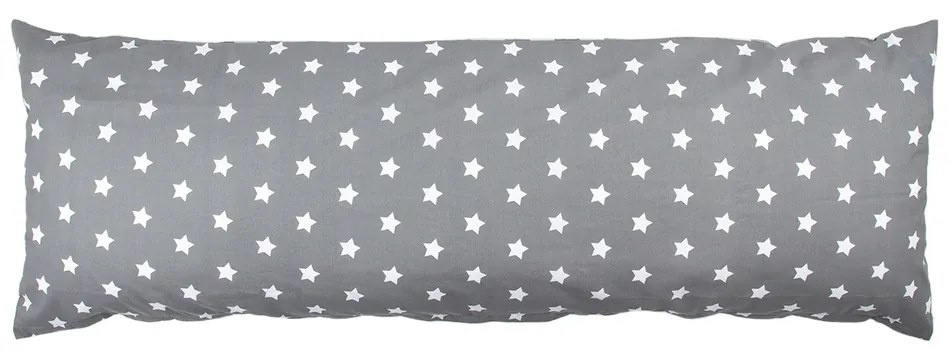 4Home povlak na Relaxační polštář Náhradní manžel Stars šedá, 50 x 150 cm, 50 x 150 cm