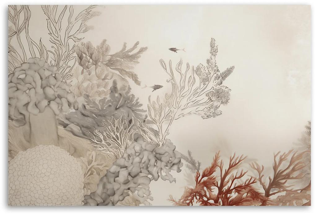 Gario Obraz na plátně Podmořské rostliny a ryby Rozměry: 60 x 40 cm