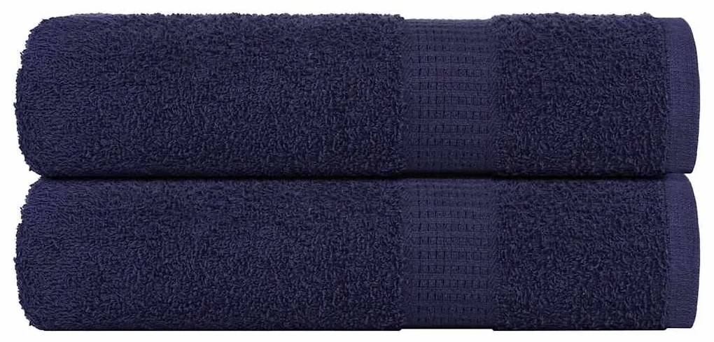 Ručníky FROGN 2 ks tmavě modré 100x150 cm 360 g/m² 136788