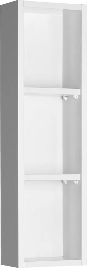 Aqualine Aqualine, ZOJA horní skříňka k zrcadlu, 20x70x12cm, levá, bílá, 45463