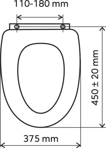 Novaservis - Sedátko MDF, WC/DELFIN
